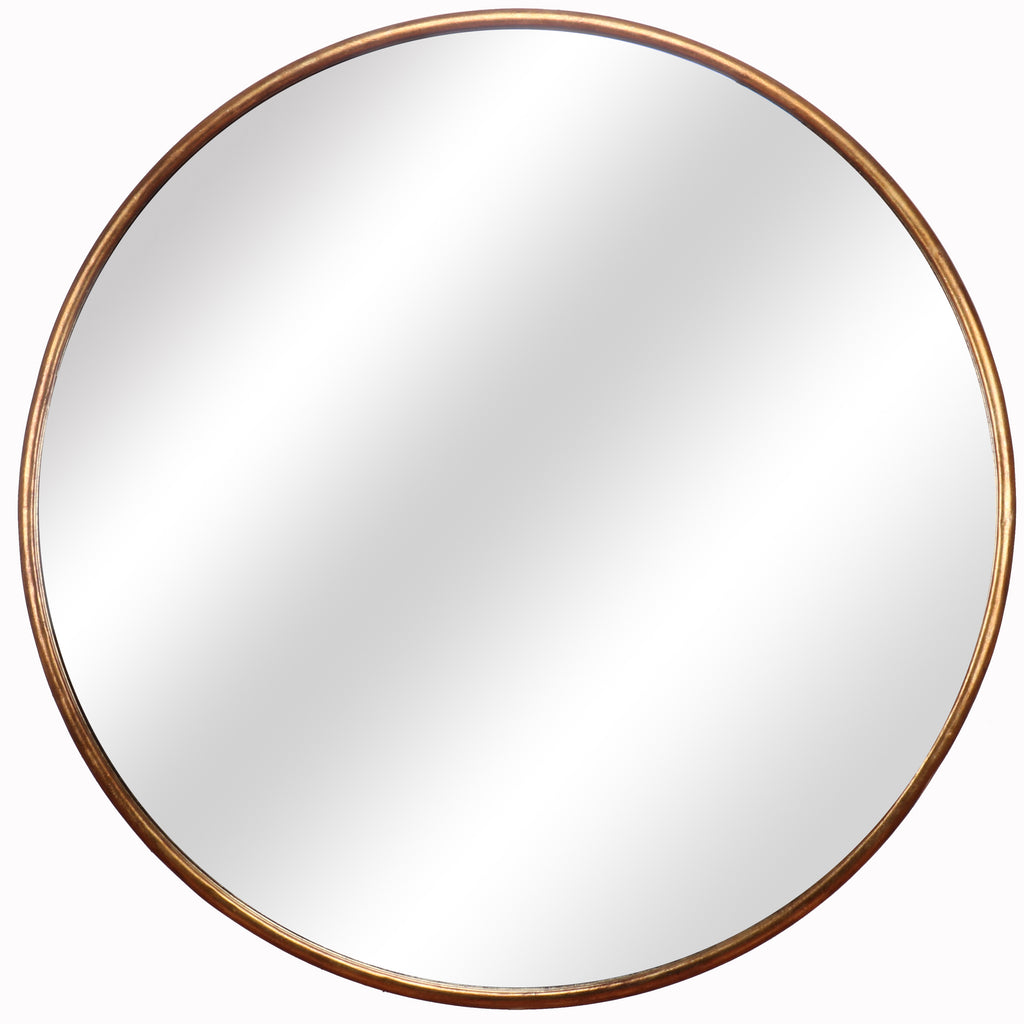 Round Antique Brass Mirror — JA Lyttle