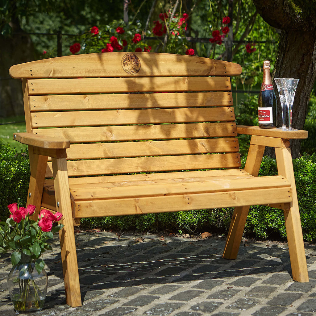 Wooden Garden Bench — JA Lyttle