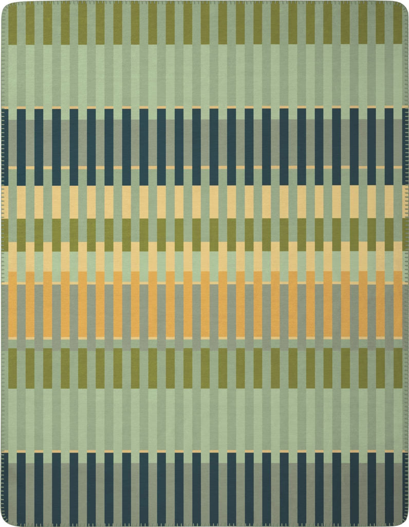 Lineup Green Throw — JA Lyttle