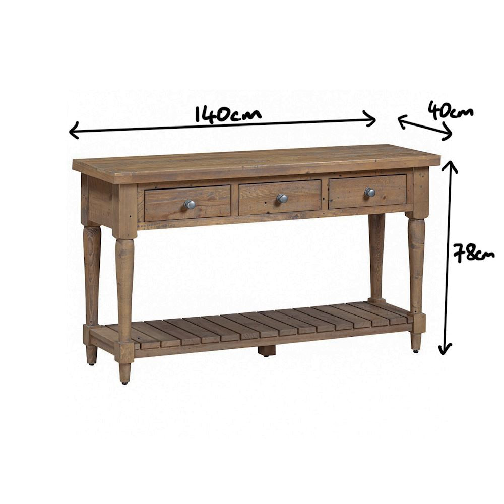 Donald | 3 Drawer Console — JA Lyttle