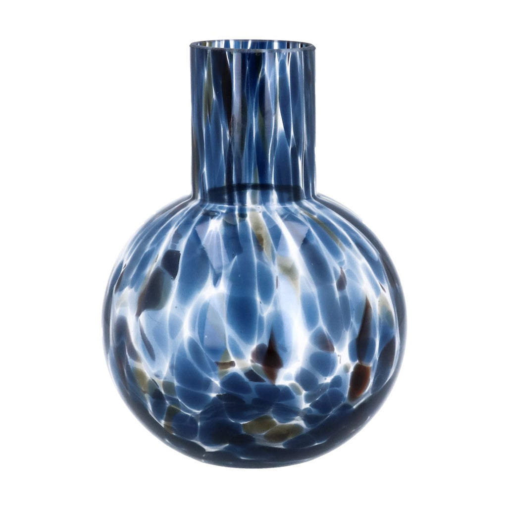 Blue Tortoise Shell Ball Vase — JA Lyttle