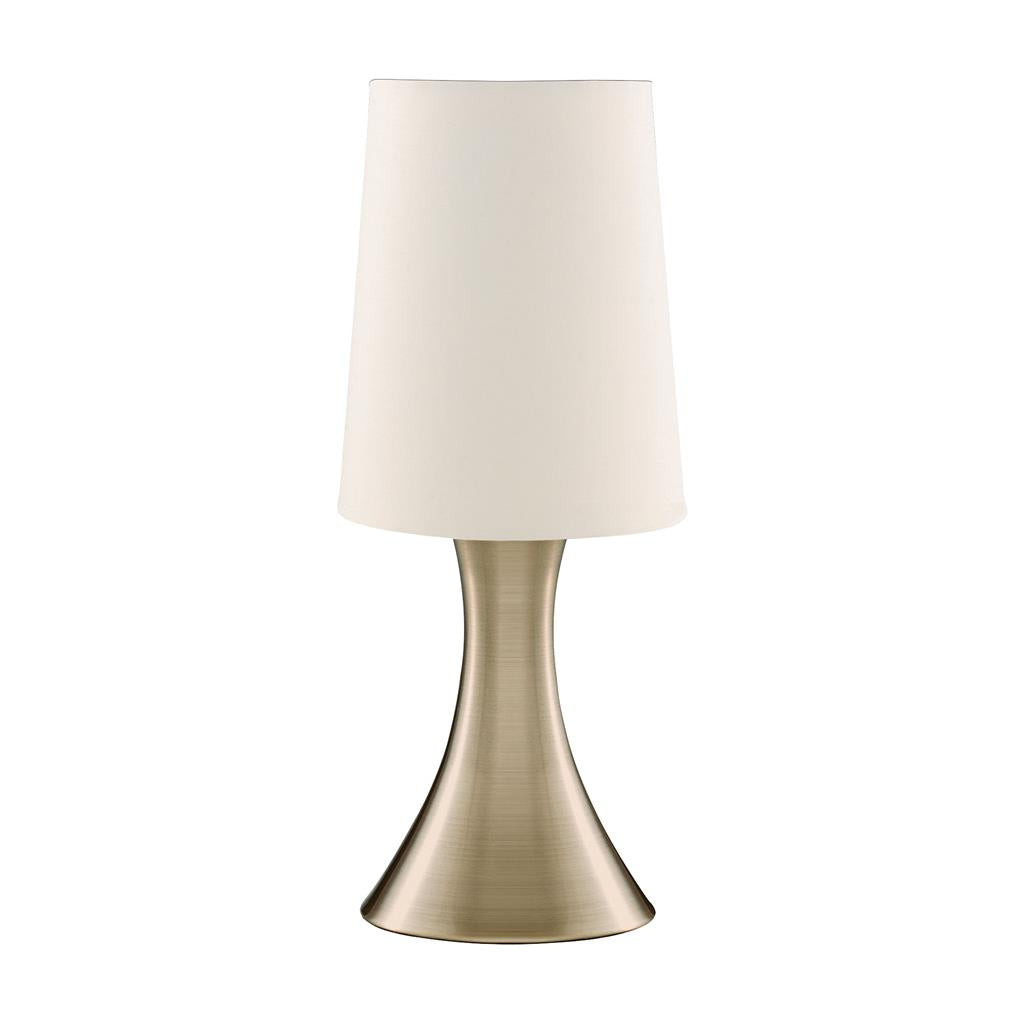 Antique Brass Touch Lamp — JA Lyttle
