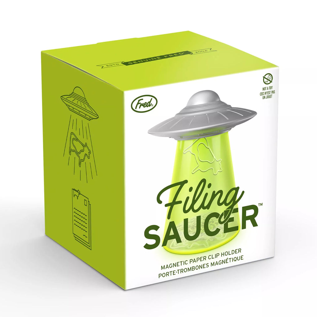 Flying Saucer | Cow Paper Clips & Magnetic Space Ship — JA Lyttle