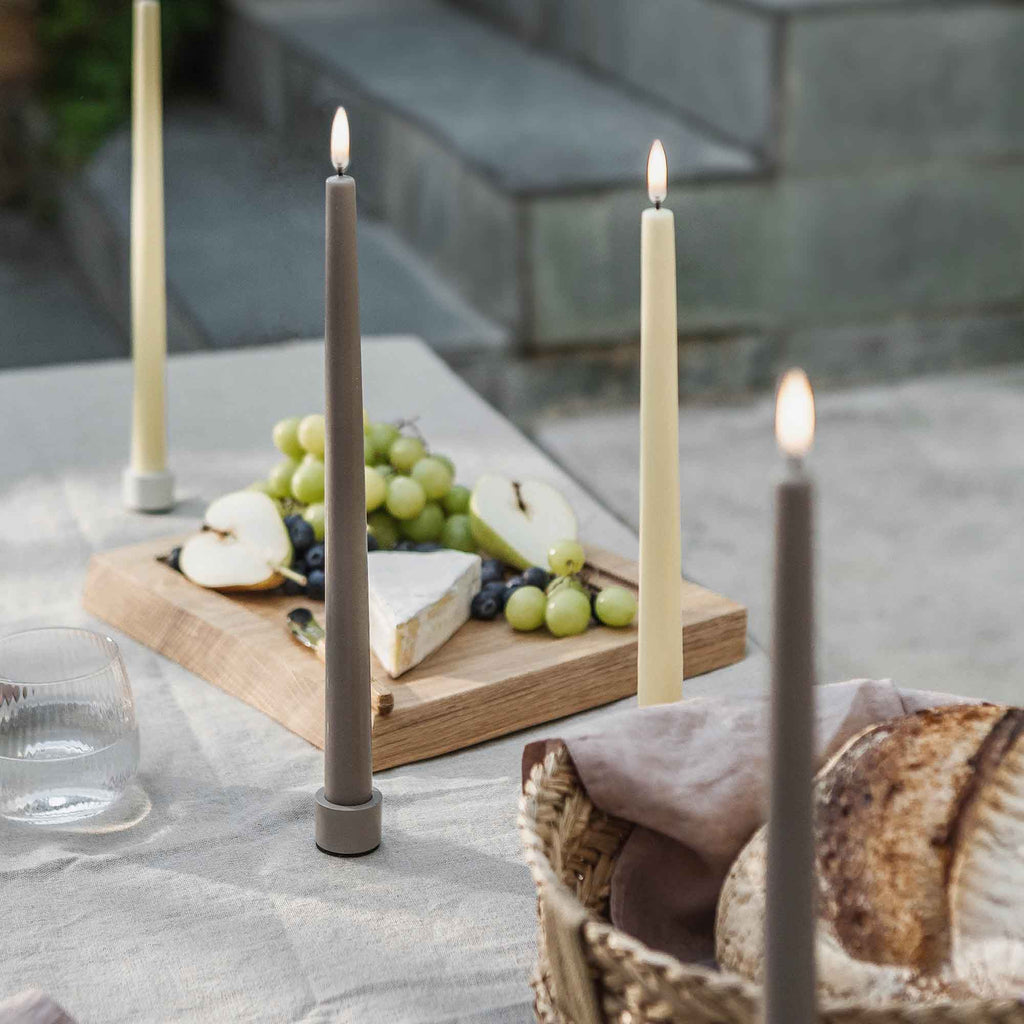Nordic White | Slim Taper Candles — JA Lyttle