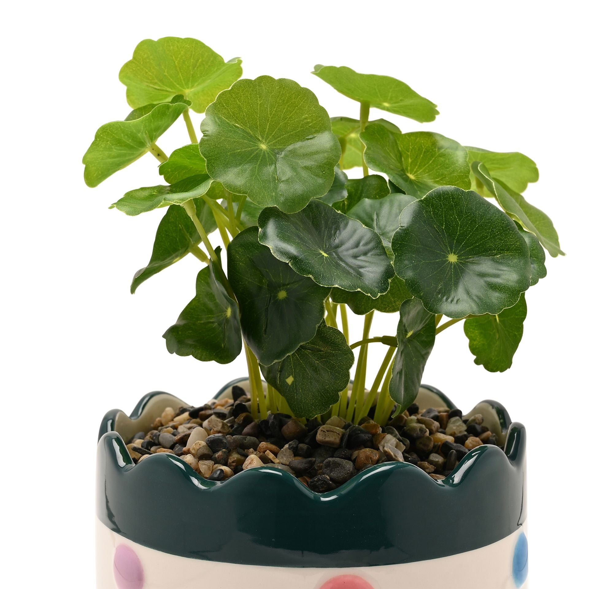 Raspberry Blossom | Bobble Planter with Faux Plant – JA Lyttle